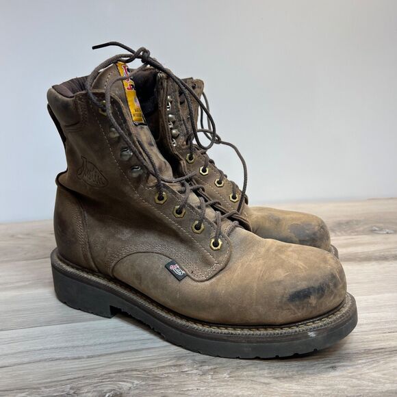 Justin Boots | Shoes | Justin Original Work Boots Jmax Brown 9 Ee Usa ...